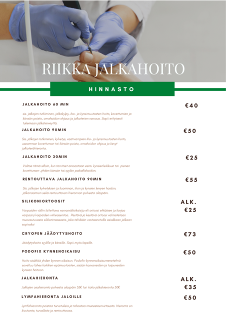 HINNASTO-2 | Riikka jalkahoito